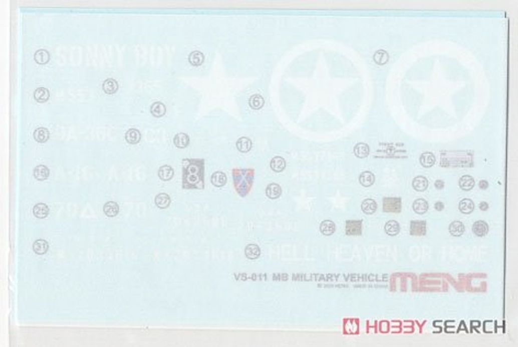 Збірна модель 1/35 Willys MB автомобіль підвищеної прохідності, Meng VS ...