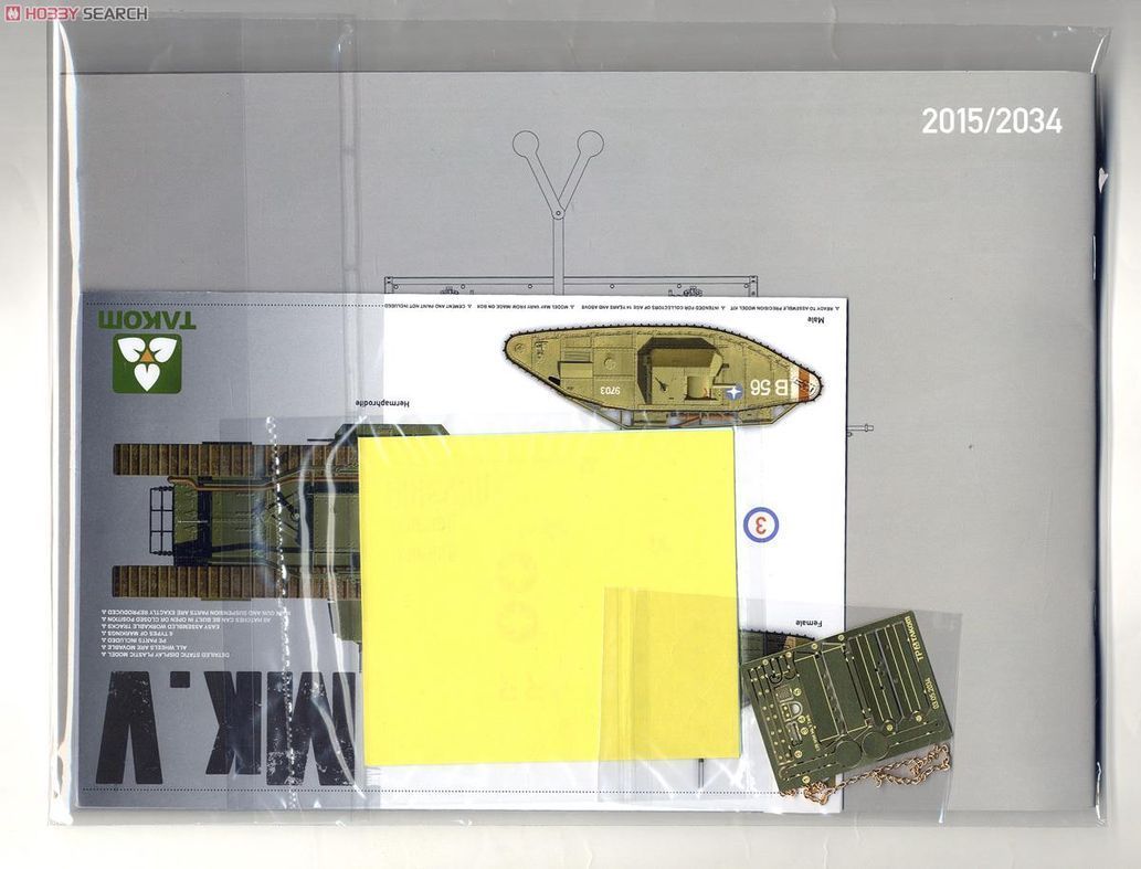 Збірна модель 1/35 Mark V (3 в 1 - Male, Hermaphrodite, Female), Takom ...